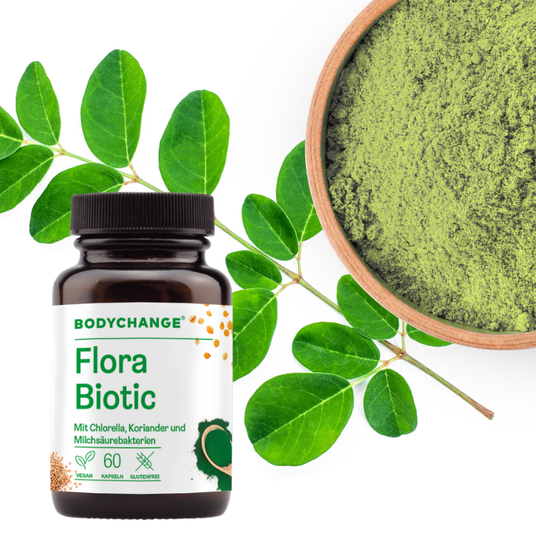 Flora Biotic mit Chlorella, Koriander und Milchsäurebakterien (60 Kapseln)